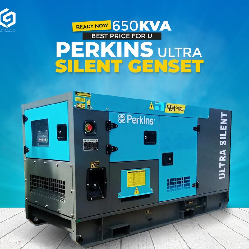 Jual Genset Silent | 650 KVA | Genset Diesel Perkins Ultra Silent ...