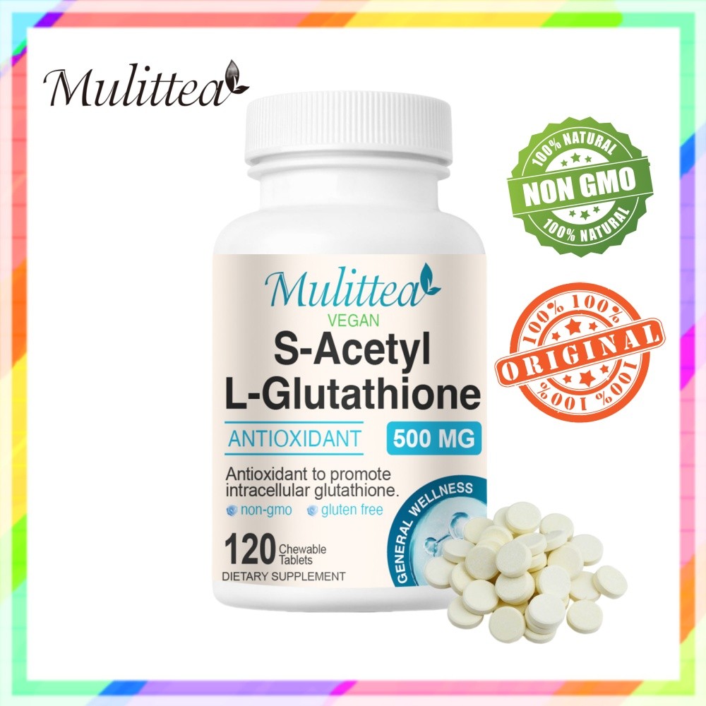 Jual Mulittea Chewable Tablets S-Acetyl L-Glutathione 500mg ...