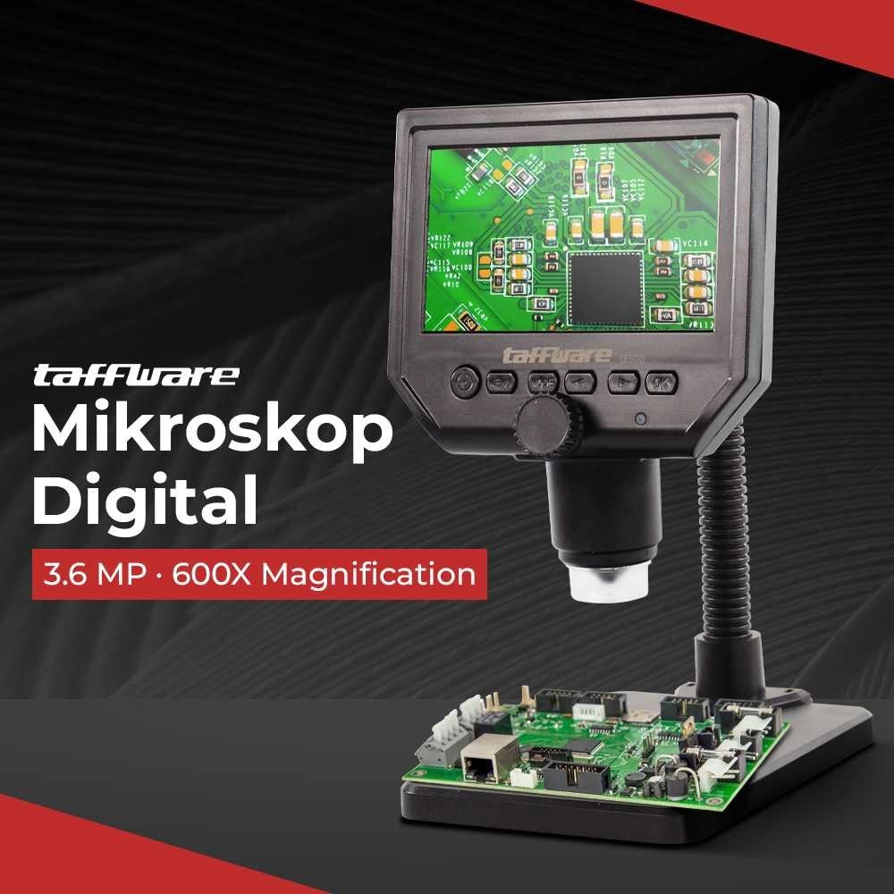 Jual Mikroskop Digital 3.6MP 600X dengan Monitor dan Stand Fleksibel ...