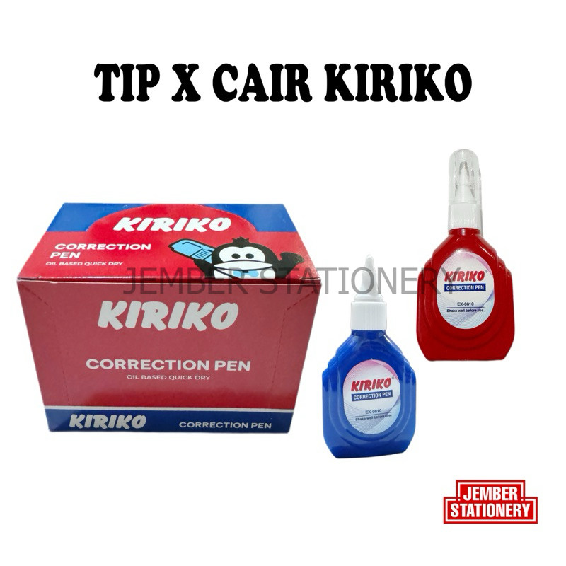 Jual (1biji) TipEx Cair Kiriko | Correction Pen | Tip X Cair Kiriko ...