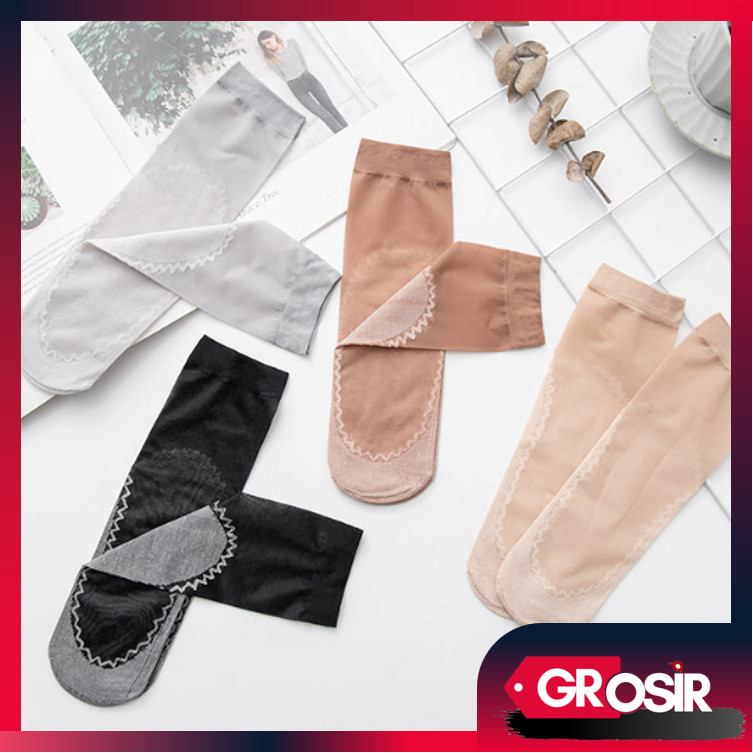 Jual Grosir - K5955 Kaos Kaki Pendek Transparant Fashion / Kaos Kaki ...