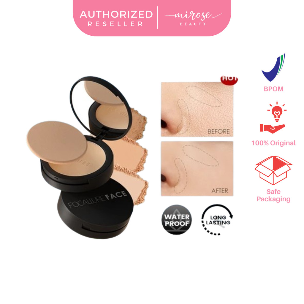 Jual FOCALLURE Oil-control Pressed Powder-Matte Bedak Padat All Skin ...