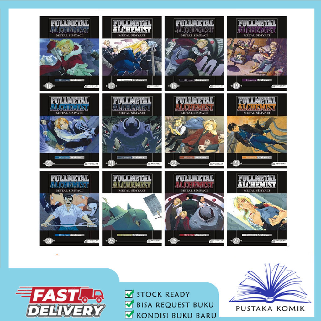 Jual Full Metal Alchemist manga, Vol. 1-27 (English) | Shopee Indonesia