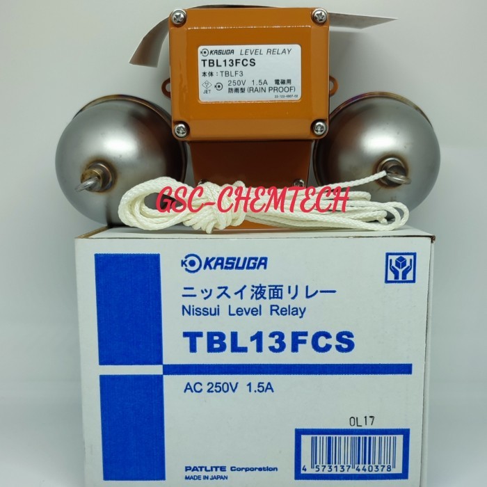 Jual Kasuga TBL 13FCS Oil Level Relay / Nissui Level Relay Kasuga ...
