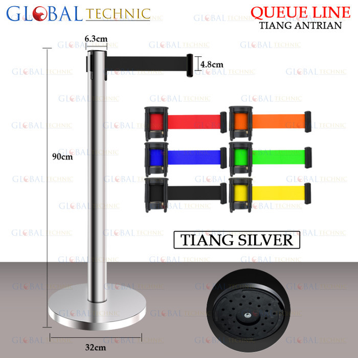 Jual Standing Barrier Queue Line / Tiang Antrian Stainless Pembatas ...