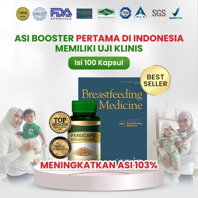Jual Fenucaps Breastfeeding 100caps FI01 - Booster asi | Shopee Indonesia