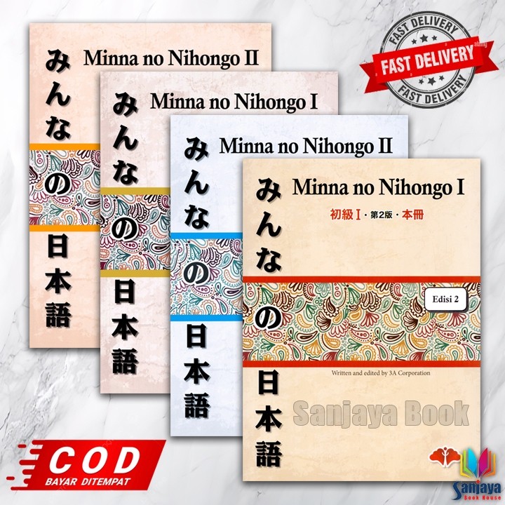 Jual Minna No Nihongo 1 dan 2 edisi 2 Jepang dan terjemah Kumpulan Soal ...