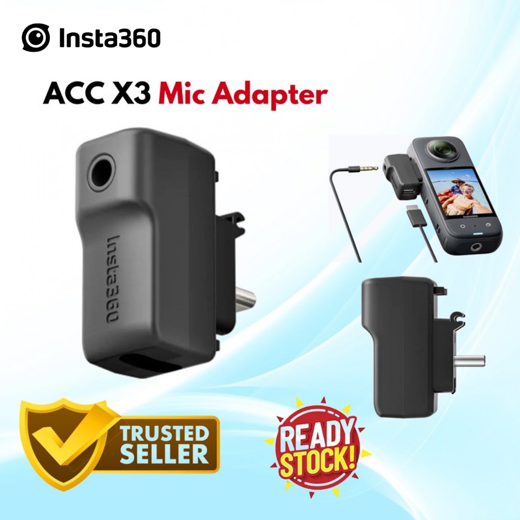 Jual Insta360 X3 Mic Adapter Original | Shopee Indonesia