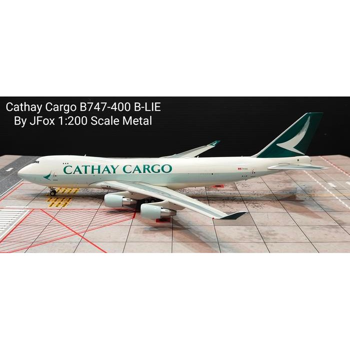 Jual KL58 Cathay Cargo B747-400 B-LIE By Jfox 1:200 Scale Metal ...