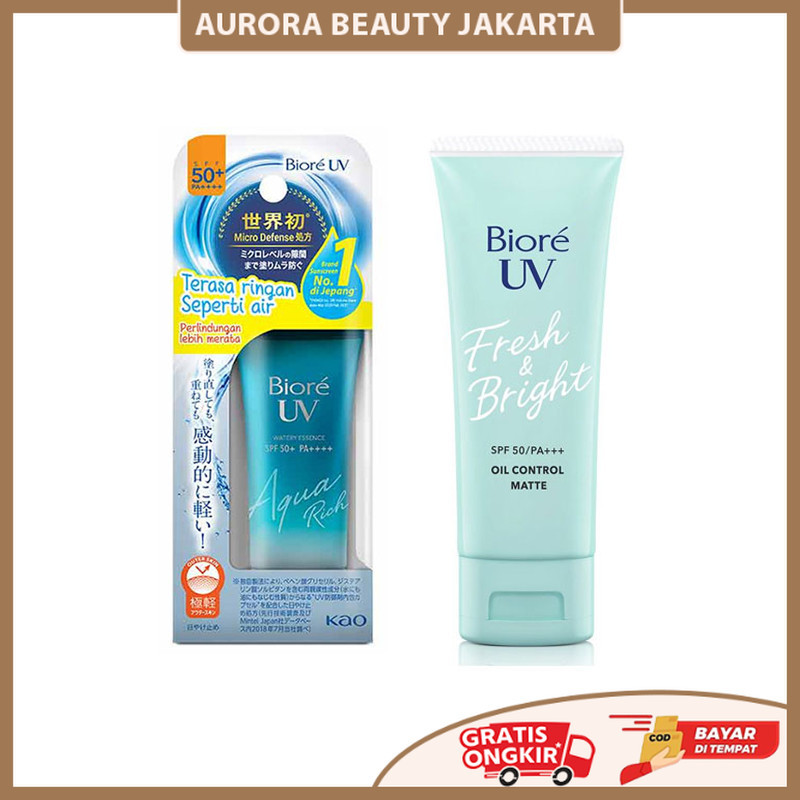 Jual BIORE UV SPF 50 PA +++ ALL VARIAN 30 G / 15 G AURORA BEAUTY ...