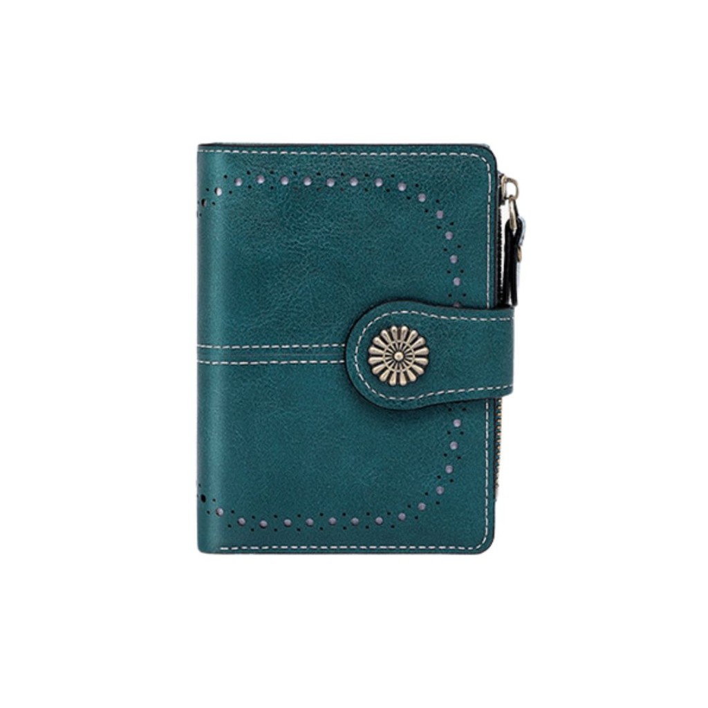 Jual DOMPET LIPAT WANITA BIRU ELEGANT NACIA WA982B2 KULIT CANTIK ...