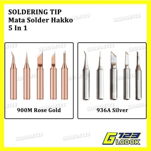 Jual Mata Kepala Solder Station Tool 936 936A 900M 908S Ujung Iron Tip Head | Shopee Indonesia