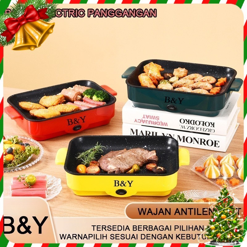 Jual Ready Stock Panci Electric Panggangan Multifungsi BBQ Grill 26CM ...