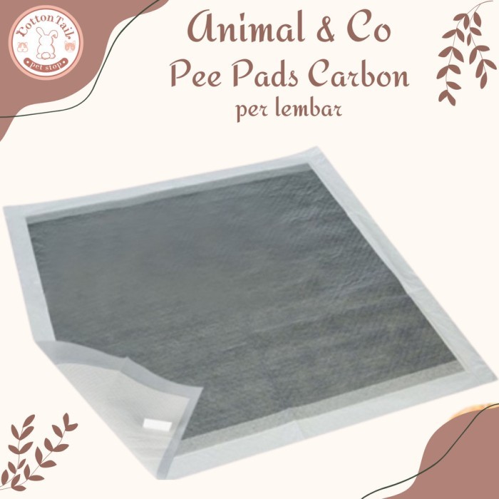 Jual Underpad Carbon Animal & Co Pee Pads Anti Bau Pee Pads Carbon 1 ...