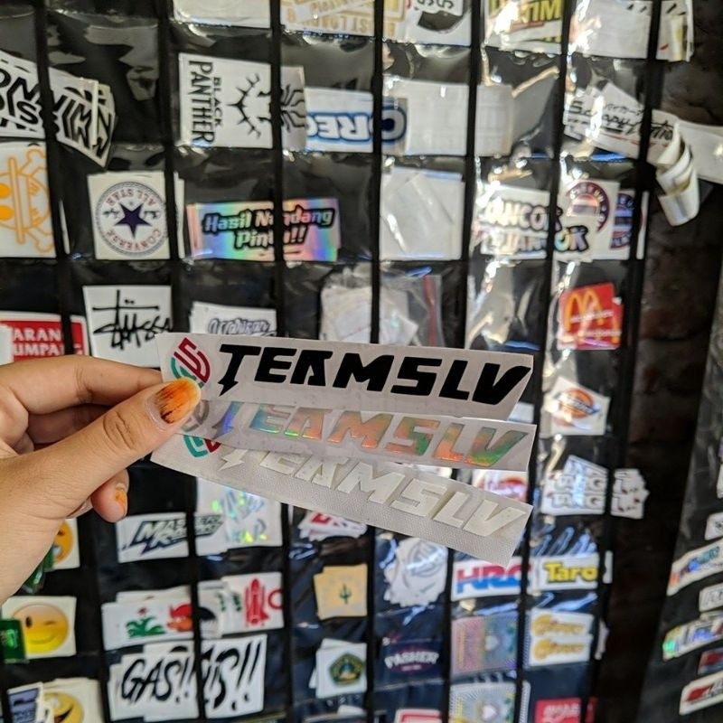 Jual Cetak Kilat - STICKER LOGO TEAMSLV | Shopee Indonesia