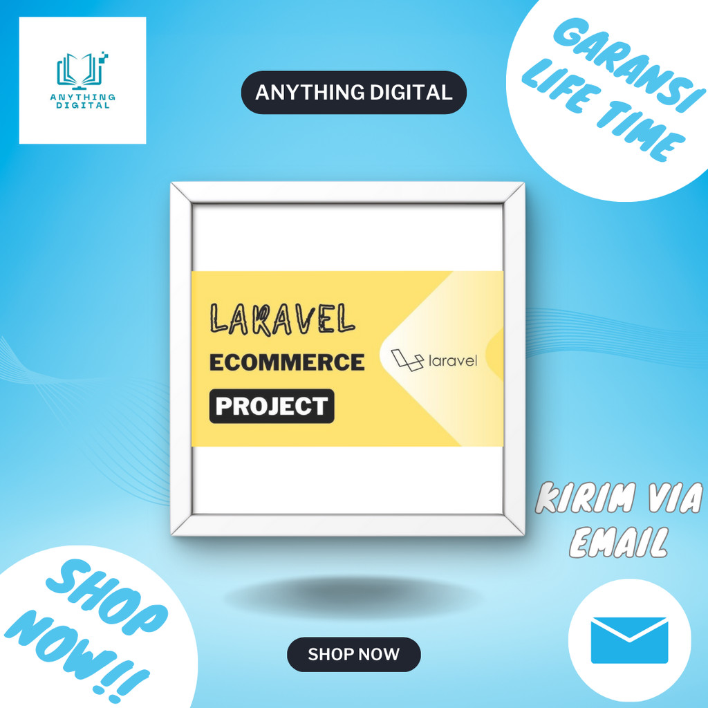 Jual E-Course Tutorial React & Laravel 11 Case Study Pembuatan Website E-commerce Bahasa Inggris ...