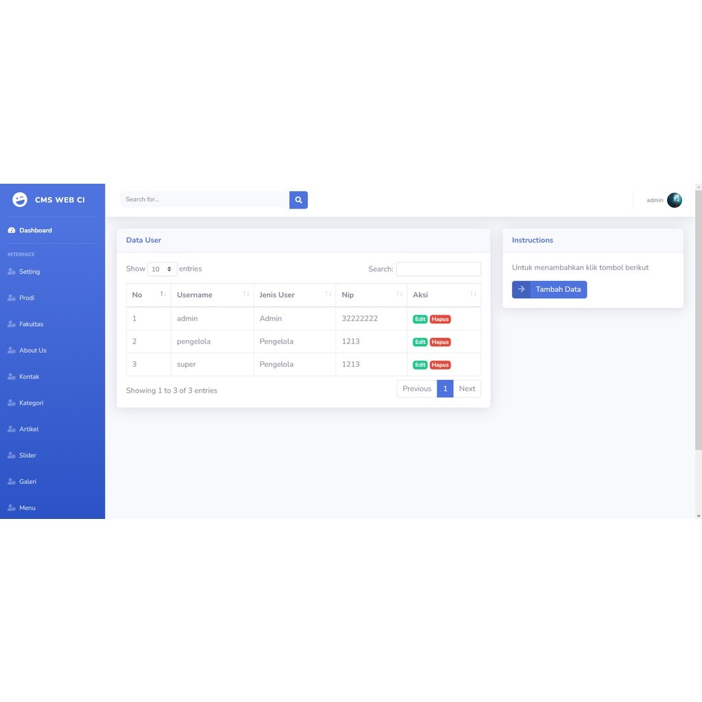 Jual source code Aplikasi Company Profile Berbasis Web (Codeigniter ...