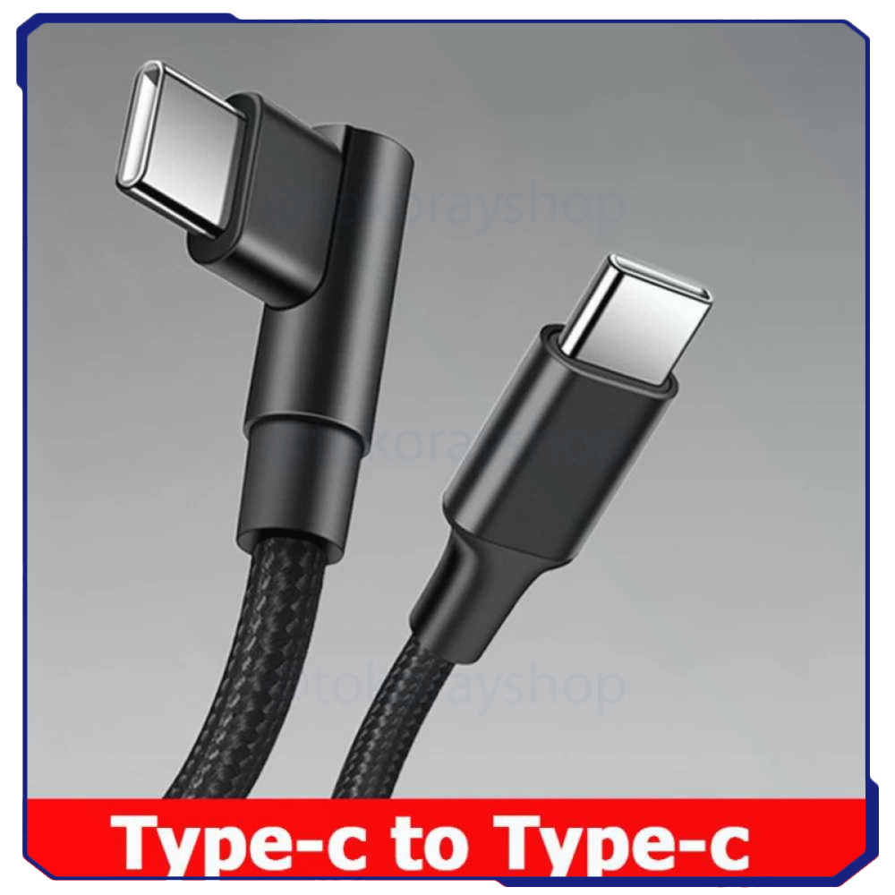 Jual Kabel Data USB Type C to Type C Fast Charging 60W 3A 2M - 02 ...