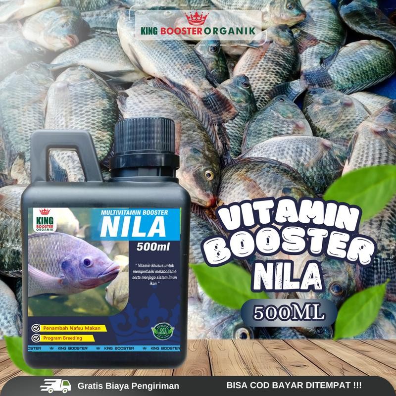 Jual Vitamin Booster Ikan Nila (500ml) I Vitamin Penggemuk Ikan I Penambah Nafsu Makan 100% ...
