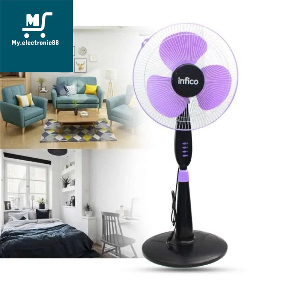 Jual KIPAS BERDIRI INFICO UNGU 16inch(ISF-1601) | Shopee Indonesia