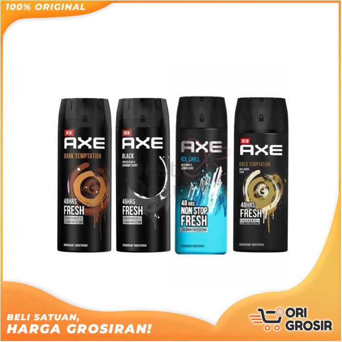 Jual ORI Grosir AXE MEN Deodorant Body Spray 135ml | Shopee Indonesia