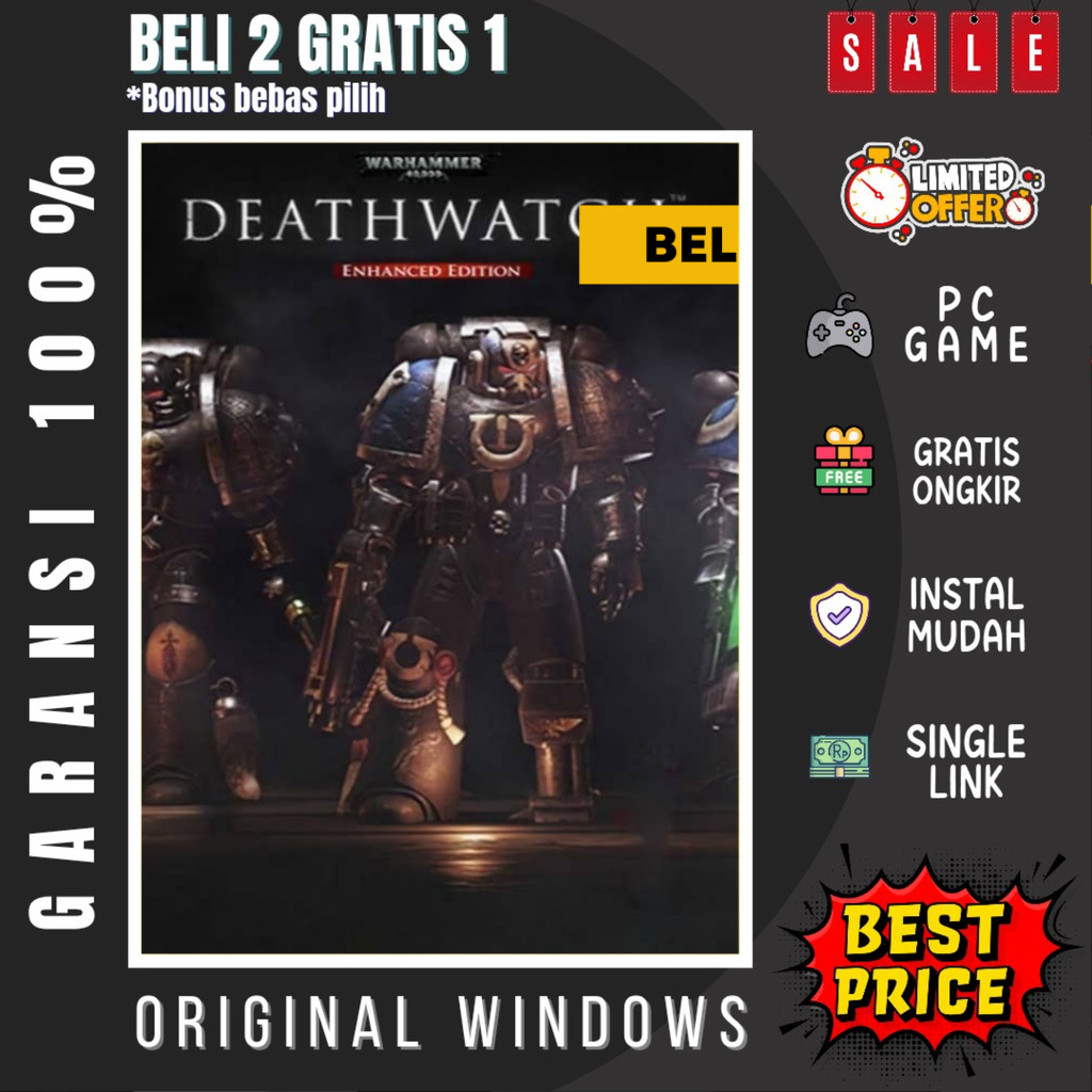 Jual WARHAMMER 40000 DEATHWATCH ENHANCED EDITION - GAME PC - GAME ...