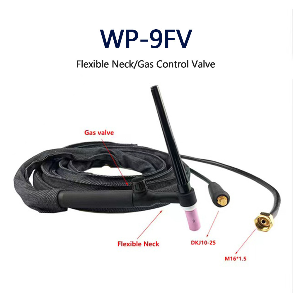 Jual WP9FV TIG TIG Welding Torch 4m 13ft Gas Tungsten Arc Argon Air ...