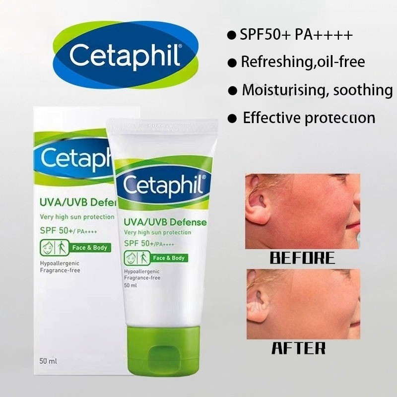 Jual 100% ORI Cetaphil Sunscreen 50ml / Cetaphil Uva/Uvb Defense ...
