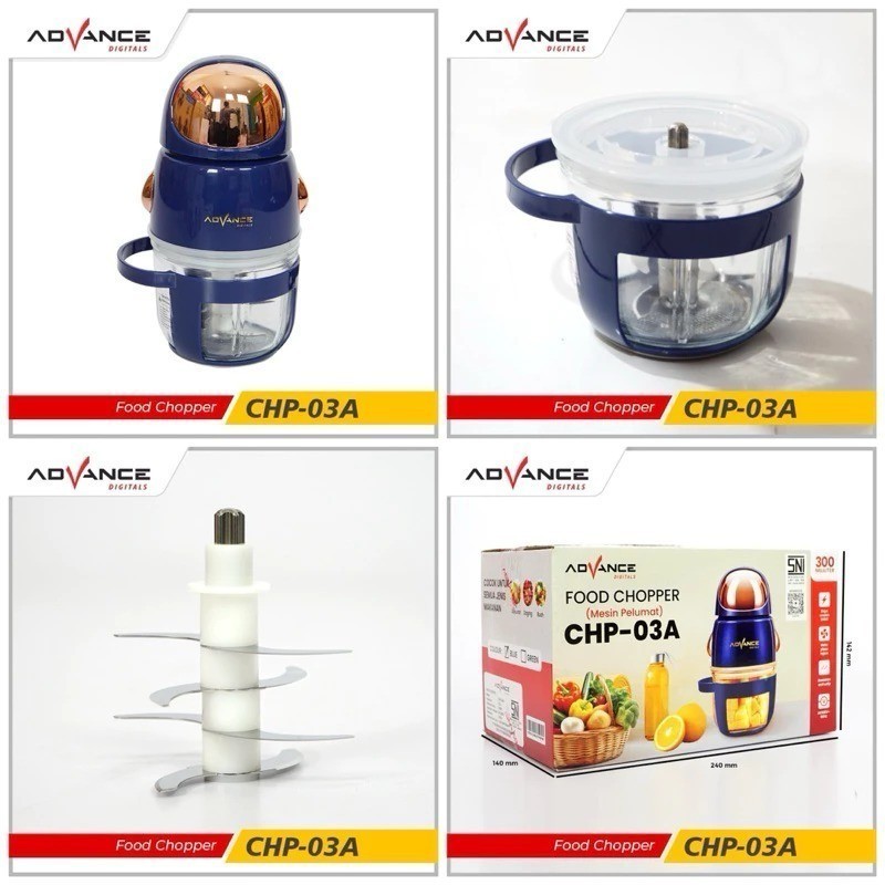 Jual ADVANCE FOOD CHOPPER CHP-03A / CHP-03B Chopper Penggiling Daging ...