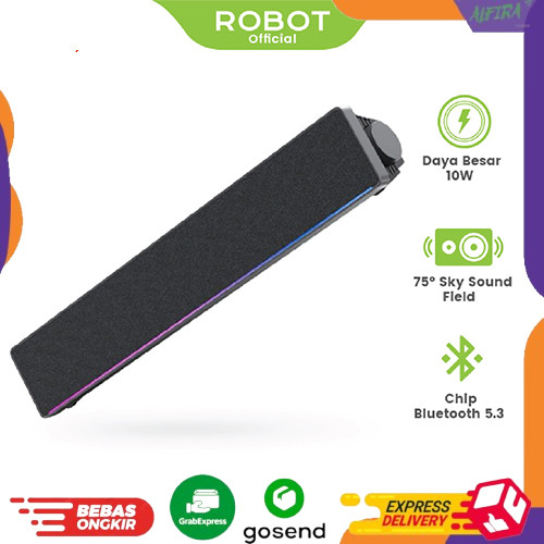 Jual ROBOT Speaker Soundbar RB680 Wireless 5.3 Sky Sound Field 75° Dual ...