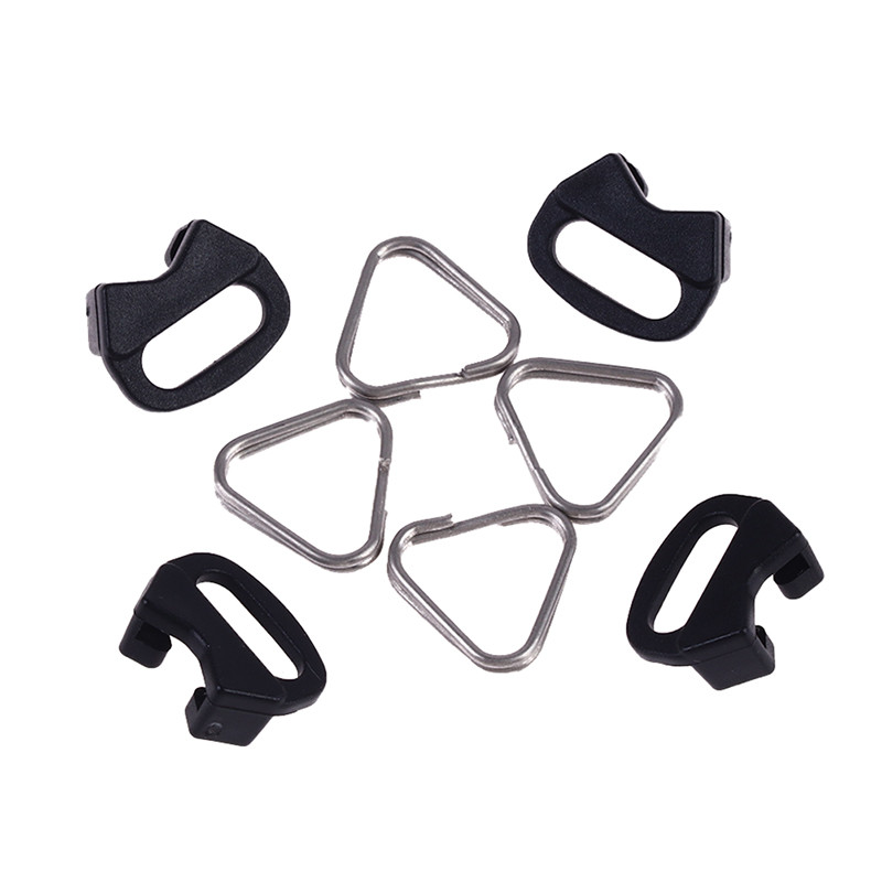 Jual 4 Set Camera Lug Ring Camera Strap Triangle Split Ring Hook For ...