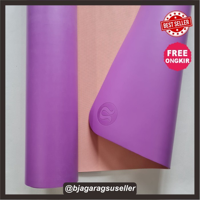 Jual the reversible mat 5mm LULULEMON ATHLETICA solid yoga matras alo ...