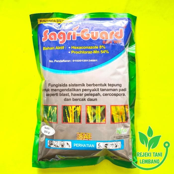 Jual FUNGISIDA SISTEMIK SAGRI GUARD 8/54WP ISI 200 GR PENGENDALI ...