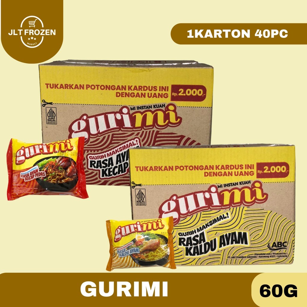Jual Gurimi / Kaldu Ayam / Ayam Kecap Pedas 6gr- 1KARTON/40PC / Mie ...