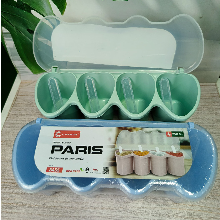 Jual Tempat Bumbu 4 in 1 Besar Paris/ Kitchen Set Dapur Serbaguna Wadah ...