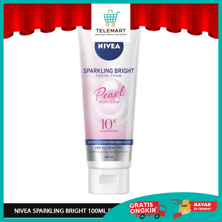 Jual NIVEA SABUN PENCUCI MUKAMUKA SPARKLING WHITENING FACIAL FOAM 100ML ...