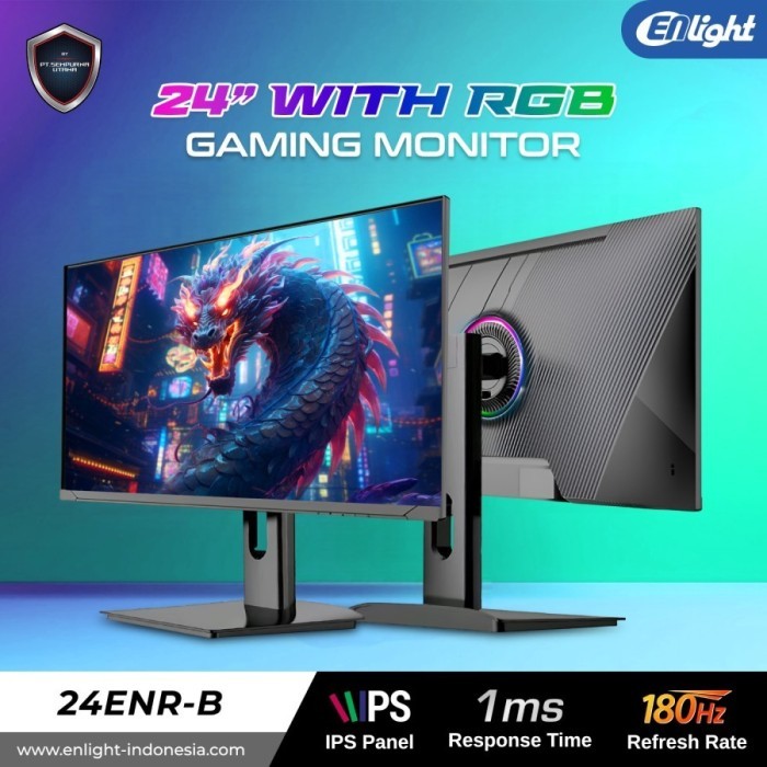 Jual Monitor Enlight LED IPS 24ENR-B - Full HD 24" Inch | Shopee Indonesia