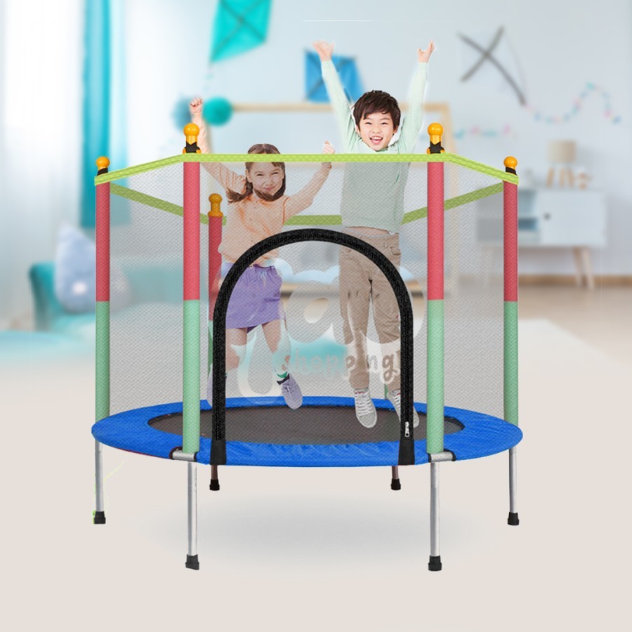 Jual Trampolin Mainan Anak Viral Diameter 140cm Rekomendasi Kado Anak Cewe Cowo Olahraga Mainan ...