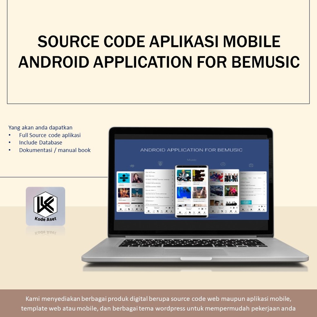 Jual SOURCE CODE APLIKASI MOBILE ANDROID APPLICATION FOR BEMUSIC | Shopee Indonesia