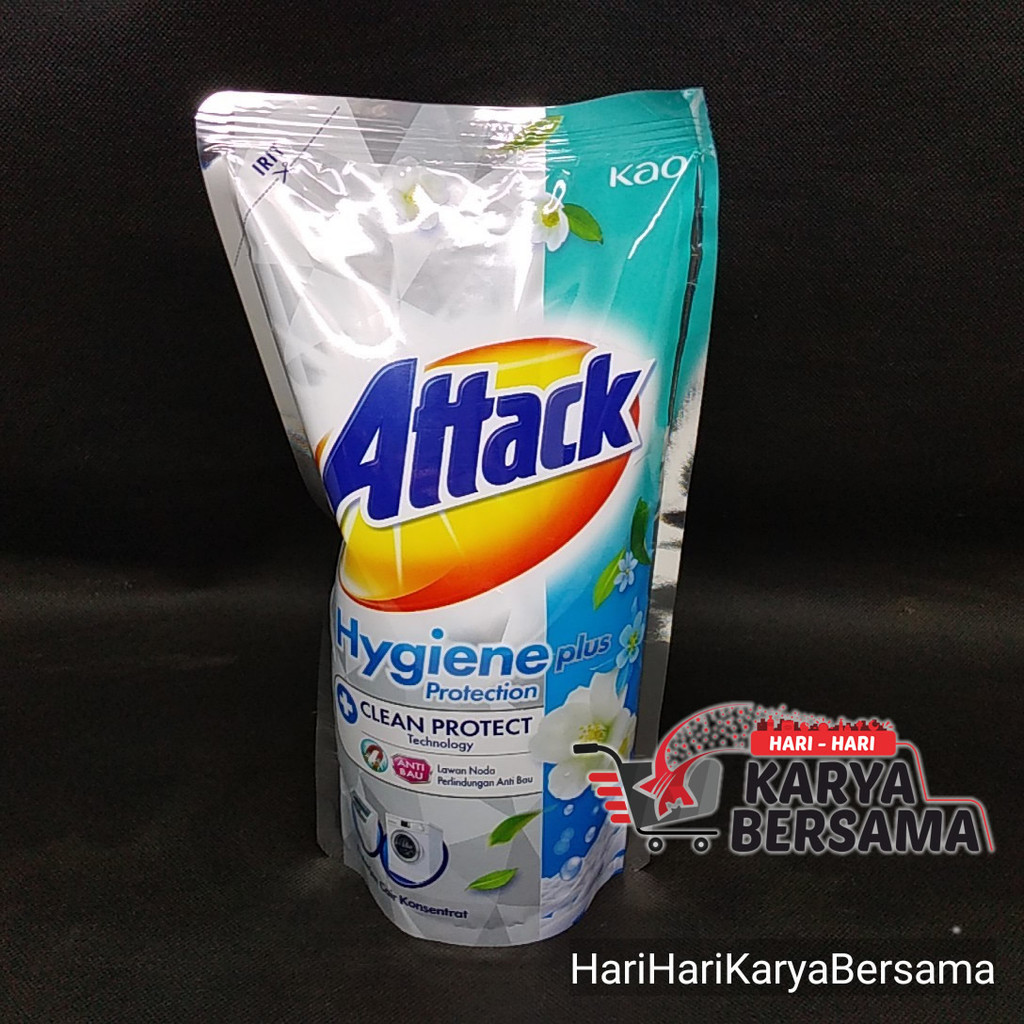 Jual DETERGEN ATTACK HYGIENE PLUS PROTECTION DETERJEN CAIR MATIC POUCH ...