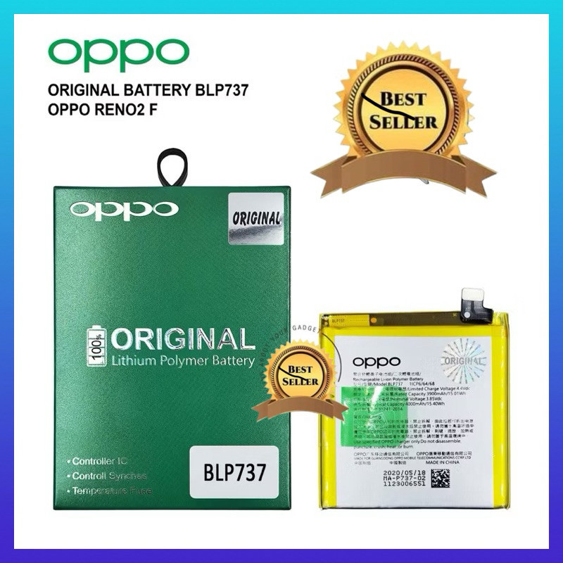 Jual Baterai Batre RENO 2F / RENO 2Z BLP 737 BLP737 Batrai OPPO Batrei ...