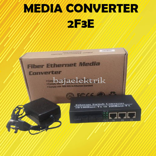 Jual MEDIA CONVERTER 2F3E 2 FO 3 ETH | Shopee Indonesia