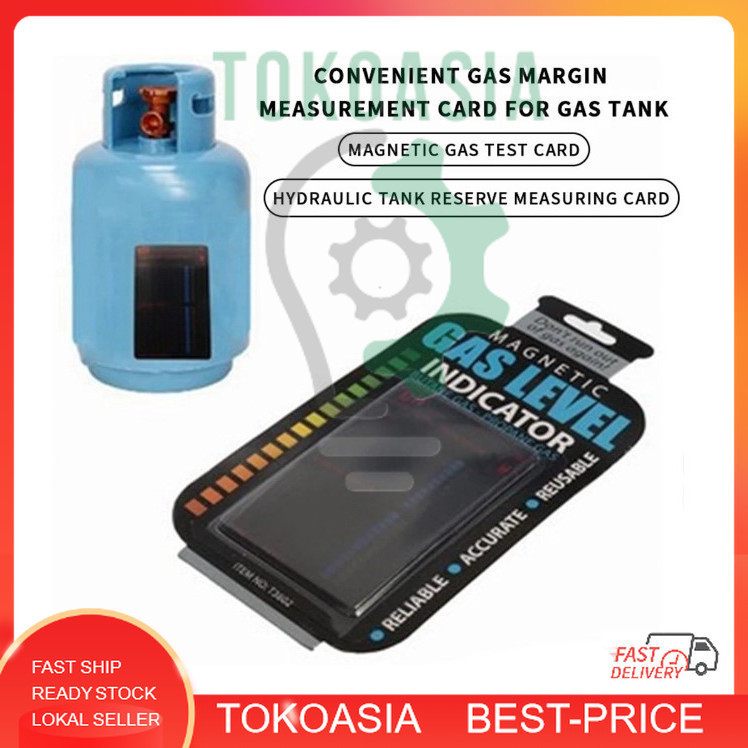 Jual Magnetic Gas Test Card Butane Propane Tank Can Bottle Indicator ...