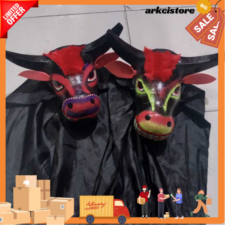 Jual Ark Bantengan BESAR Banteng Mberot Kemul Panjang Mainan Anak ...