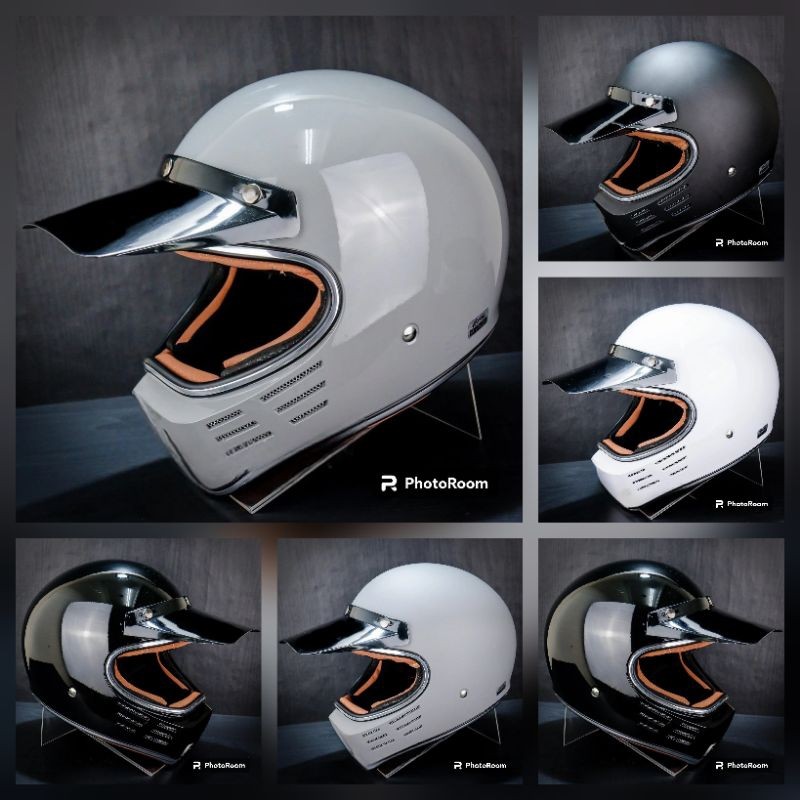 Jual Jitsu Helm Full Face Cakil Solid SNI ORIGINAL 100% ORI | Shopee ...