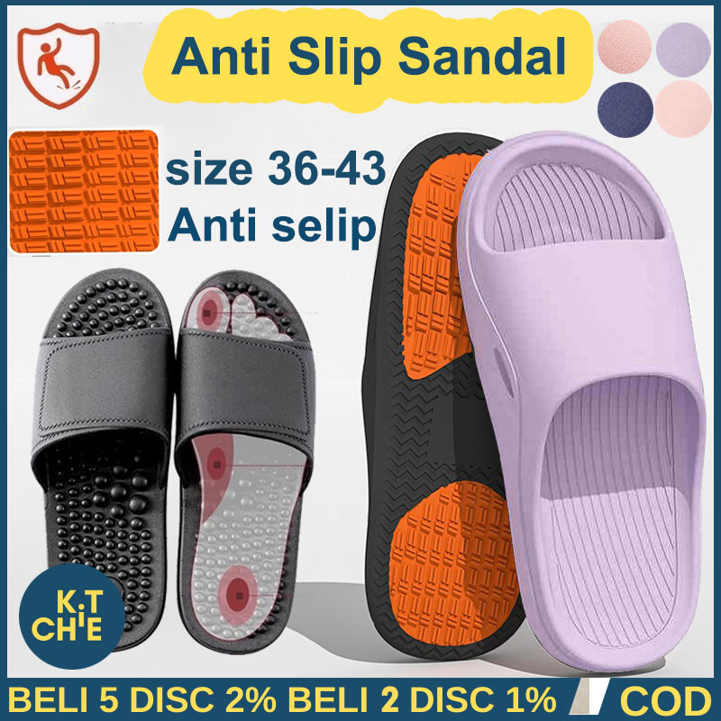 Jual KC 38-45 Sandal Pijat Sandal Pijat Karet Sandal Terapi Karet ...