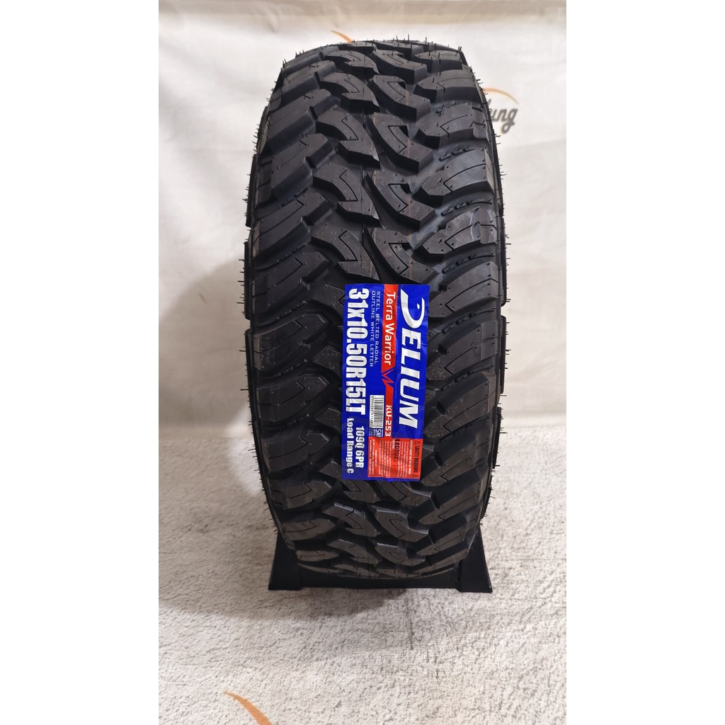 Jual Ban Mobil Delium Terra Warrior MT Owl 31X10.5 R15 Ban Mobil ...