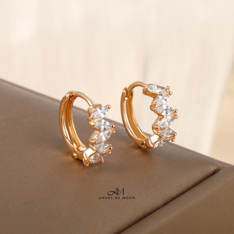 Jual Anting Titanium Wanita Anti Karat Lapis Emas Aksesoris Fashion ...