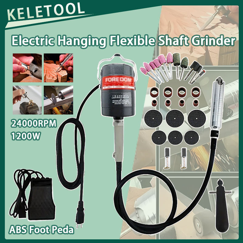 Jual Flex Shaft Grinder Rotary Tool Kit 2400RPM Rotary Carver memoles ...