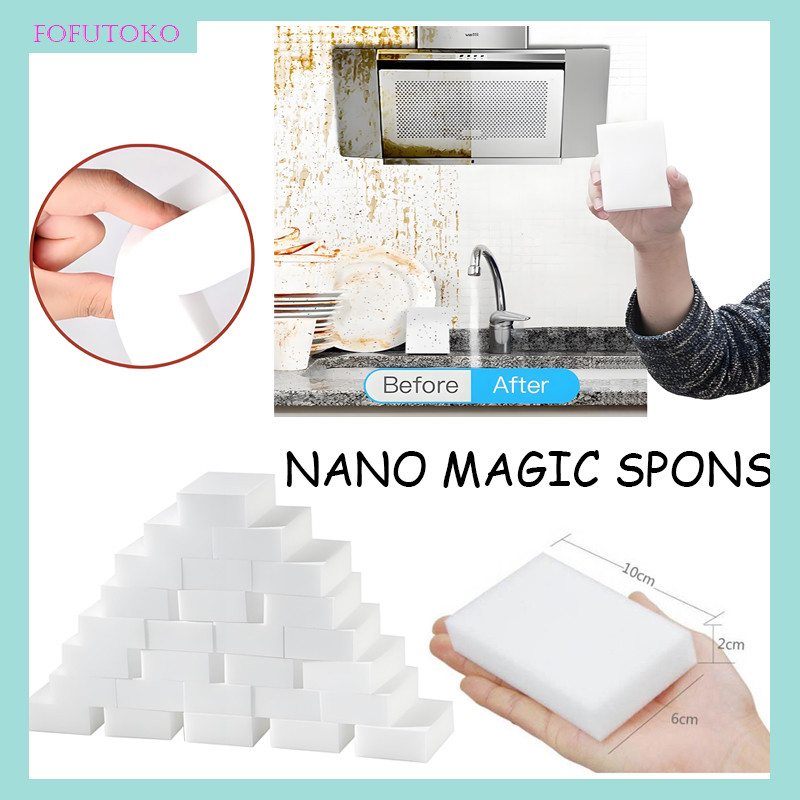 Jual 5 PCS Spon Ajaib Nano Magic Sponge / Spons Cuci Piring Nano ...